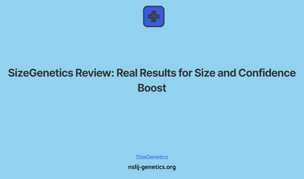 SizeGenetics Review: Real Results for Size and Confidence Boost • NSLIJ ...